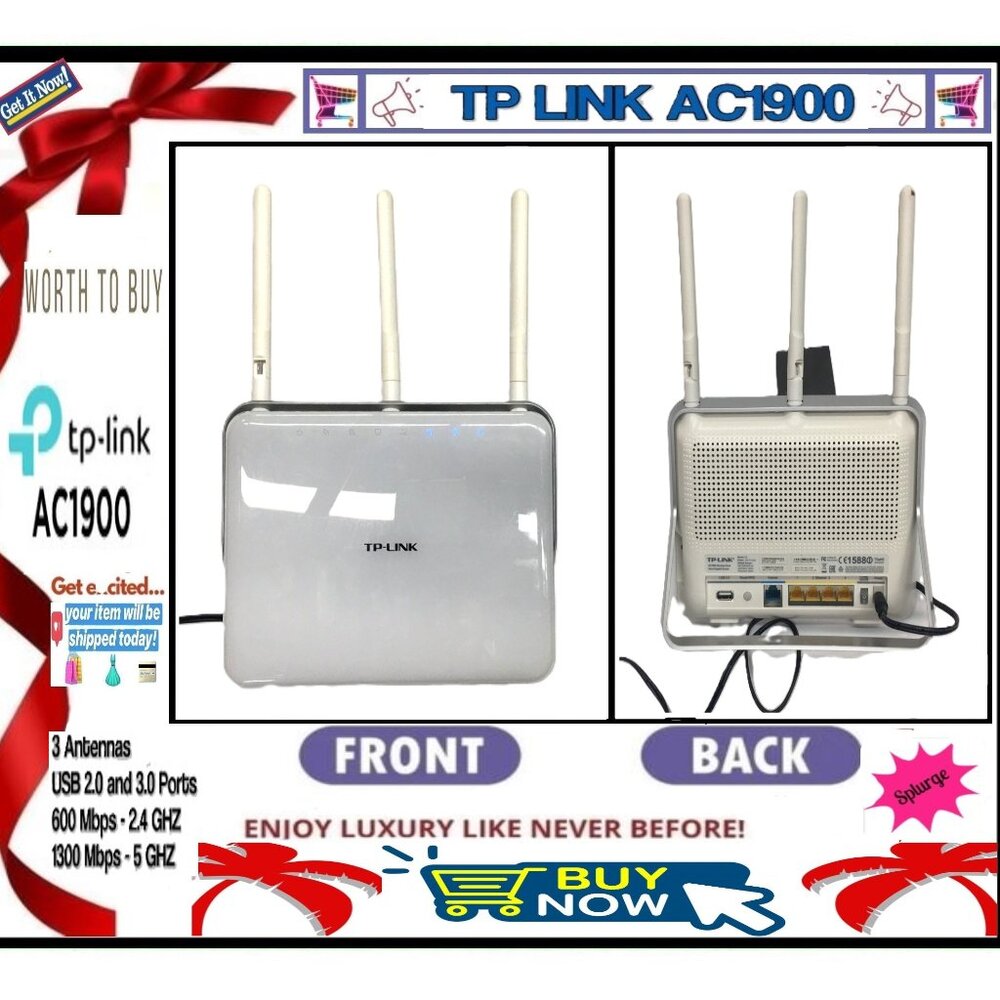 Tp-Link Wireless Router Archer C9 Gaming Dual Band Gi… - Gem